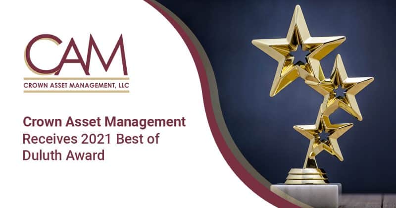Crown Asset Management Receives 2021 Best of Duluth Award